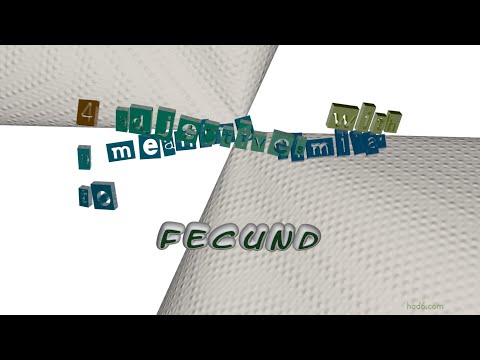 fecund - 5 adjectives which are synonyms of fecund (sentence examples)