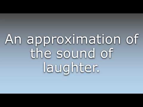 What does Ha-ha mean?