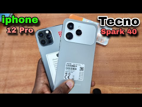 Tecno Spark 40 Vs iPhone 12 pro speed test 2025