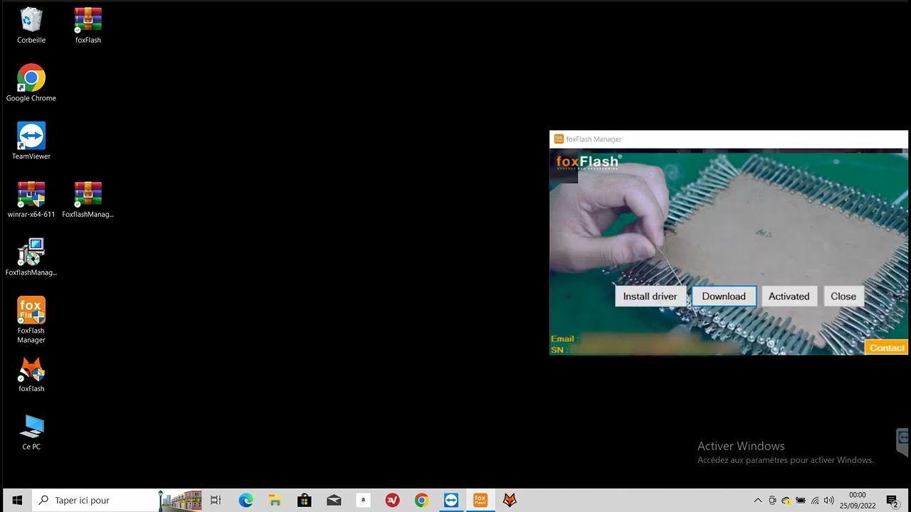 How to start the foxFlash ecu tool software