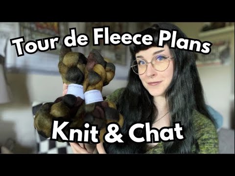 Knit & Chat - My Tour de Fleece Plans - Handspun Knitting Plans