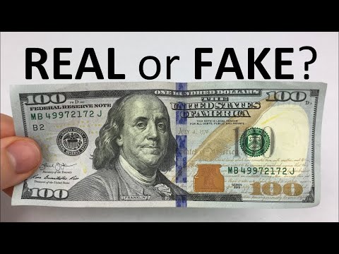 How to Check if a 100 Dollar Bill Is Real | Counterfeit 100 Dollar Bill