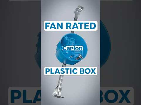 Fan Rated Plastic Box!? - Carlon