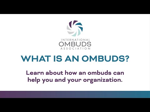 What Is an Ombuds?