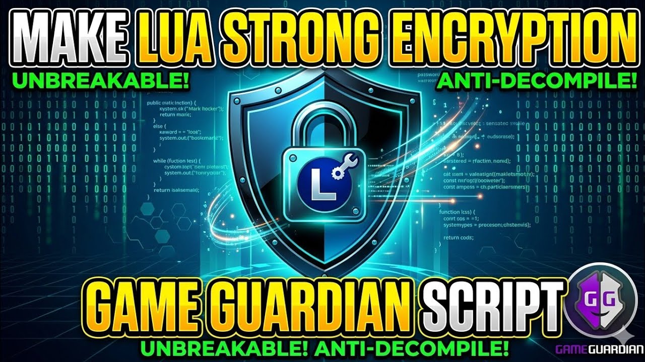 Lua strong encryption | How to Encrypt Lua Script Game Guardian| Paid Encryption Tool Game Guardian 