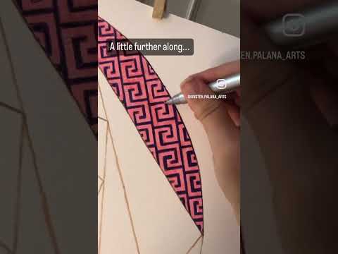 Fibonacci Spiral Drawing in Progress