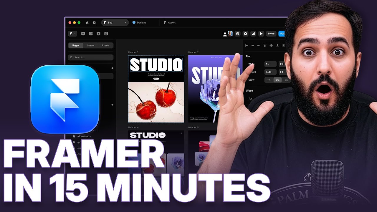 Build a Pro Website in Minutes with Framer (2025 No-Code Guide)