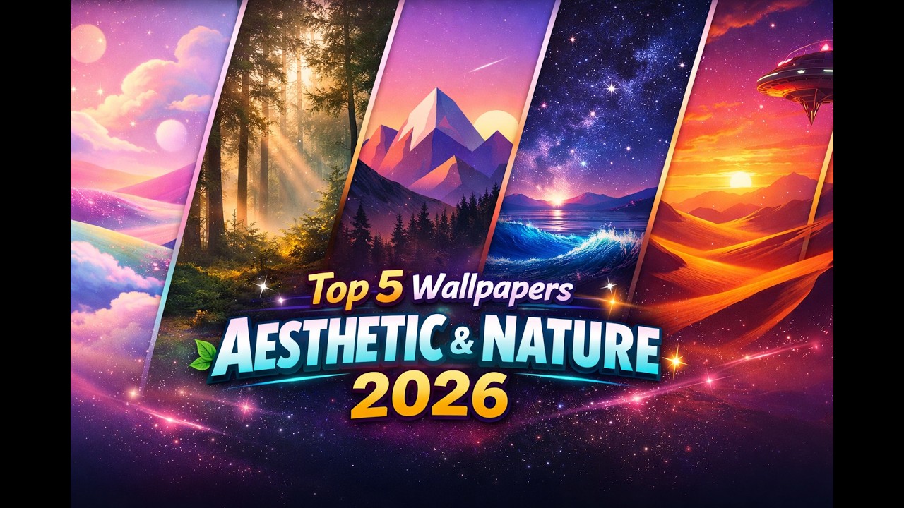 Top 5 4K Aesthetic & Nature Computer Backgrounds — Wallpapers You NEED in 2026