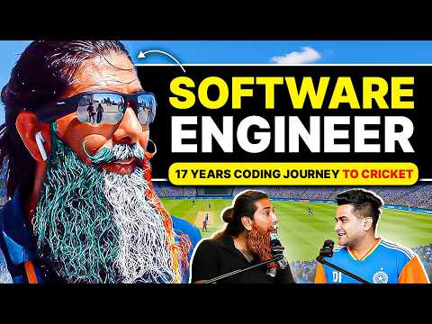 Software Engineer Must Watch: 17-Yr Coding Journey to Cricket ft. Dhoni, Virat, Rohit & IPL 2025! ????