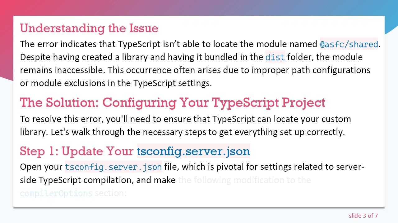 Resolving the Cannot find module Error in Angular for Custom Libraries