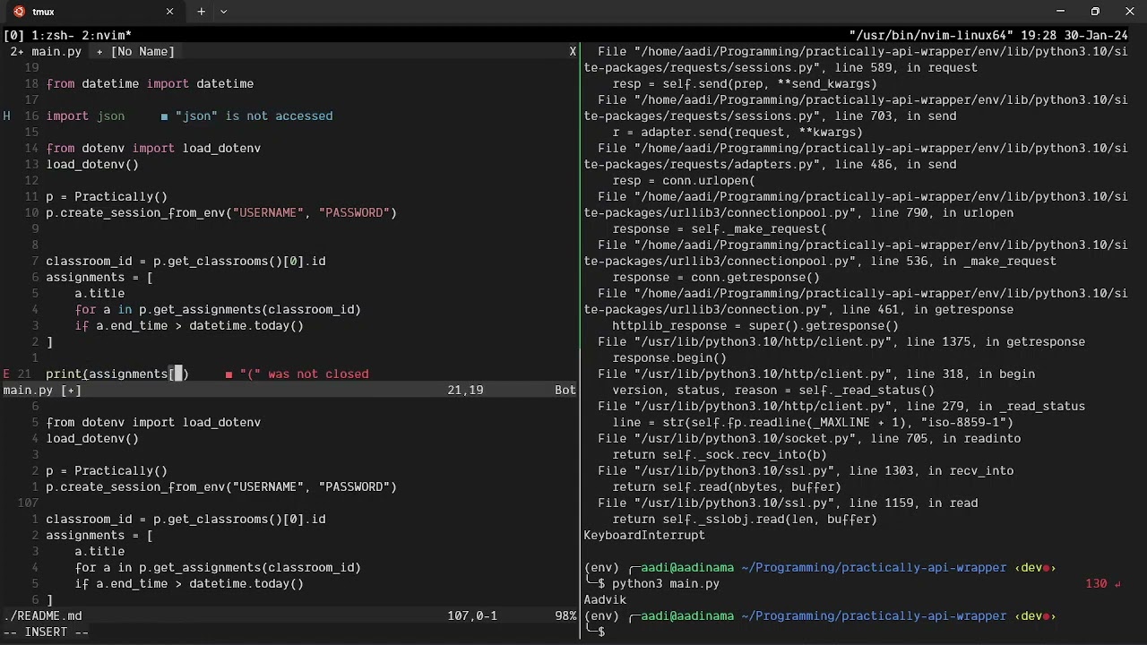 CS50P Final // practically api wrapper
