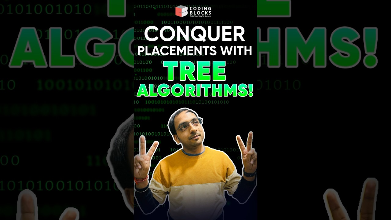 Mastering Tree Algorithms | Placement Preparation | Monu Bhaiya's Tips! #code #codingblocks #dsa