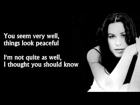 Alanis Morissette - You Oughta Know (lyrics) [HD]