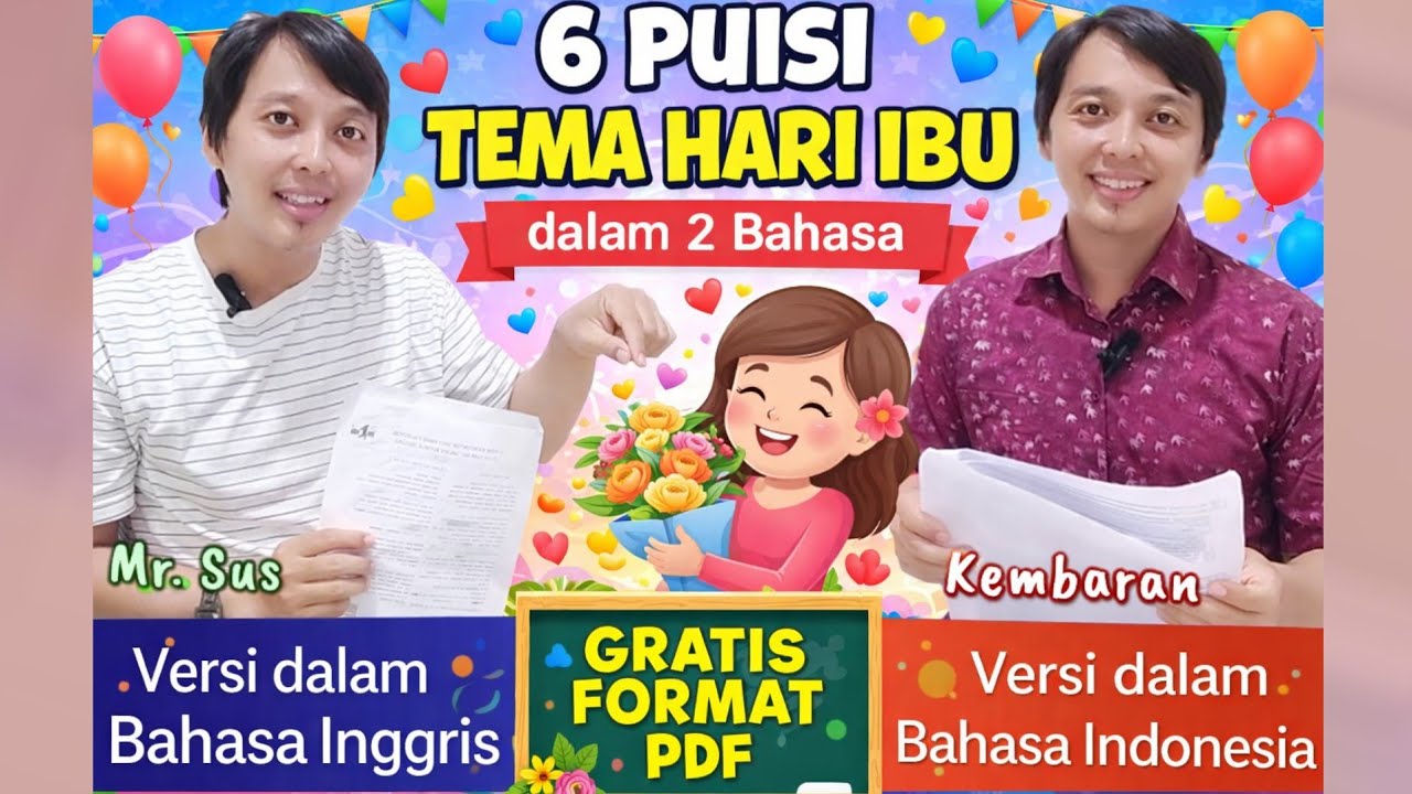 THE BEST COLLECTION OF POETRY ABOUT MOTHERS THAT TOUCH THE HEARTS IN ENGLISH AND INDONESIAN