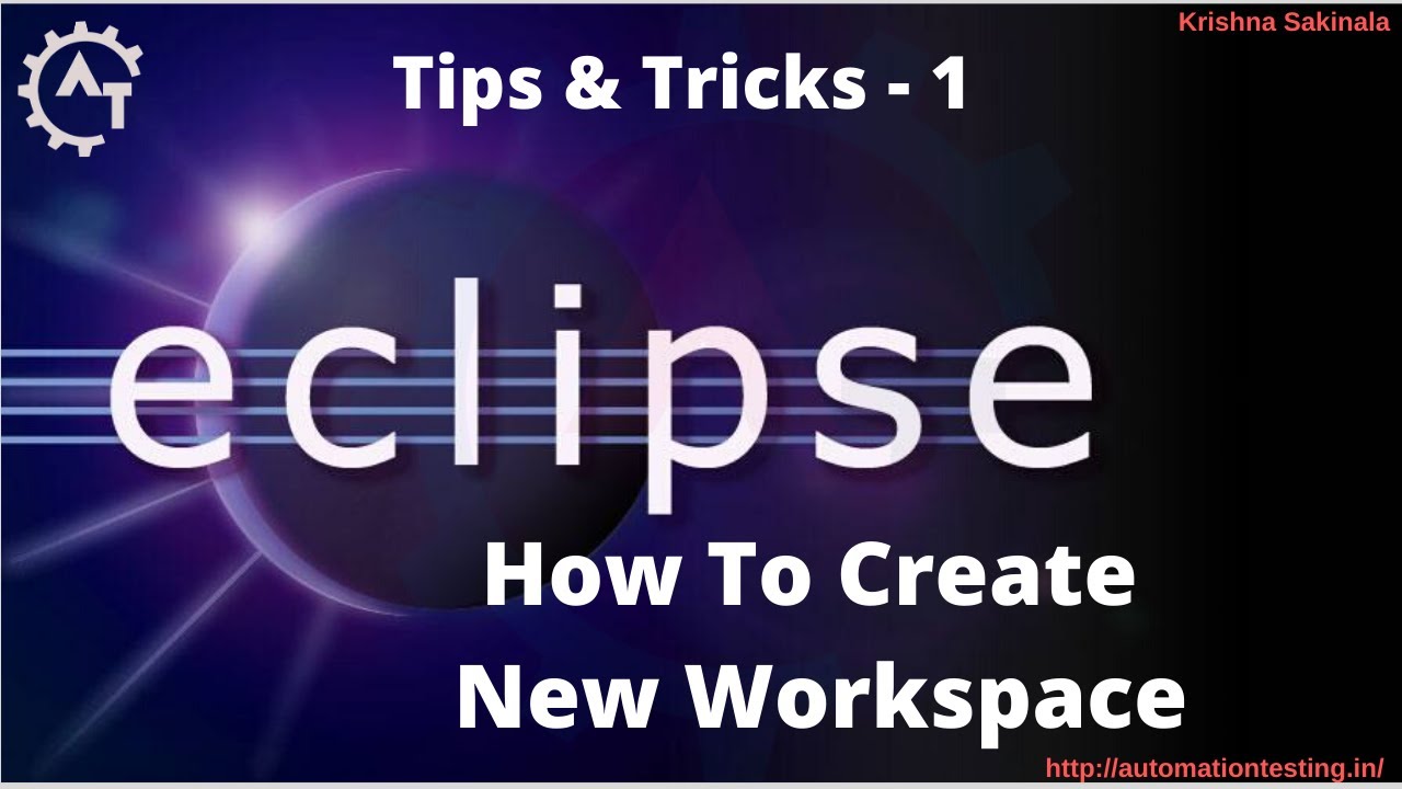 1. How to Create a Workspace in Eclipse | Java Workspace | Eclipse Workspace | New Workspace