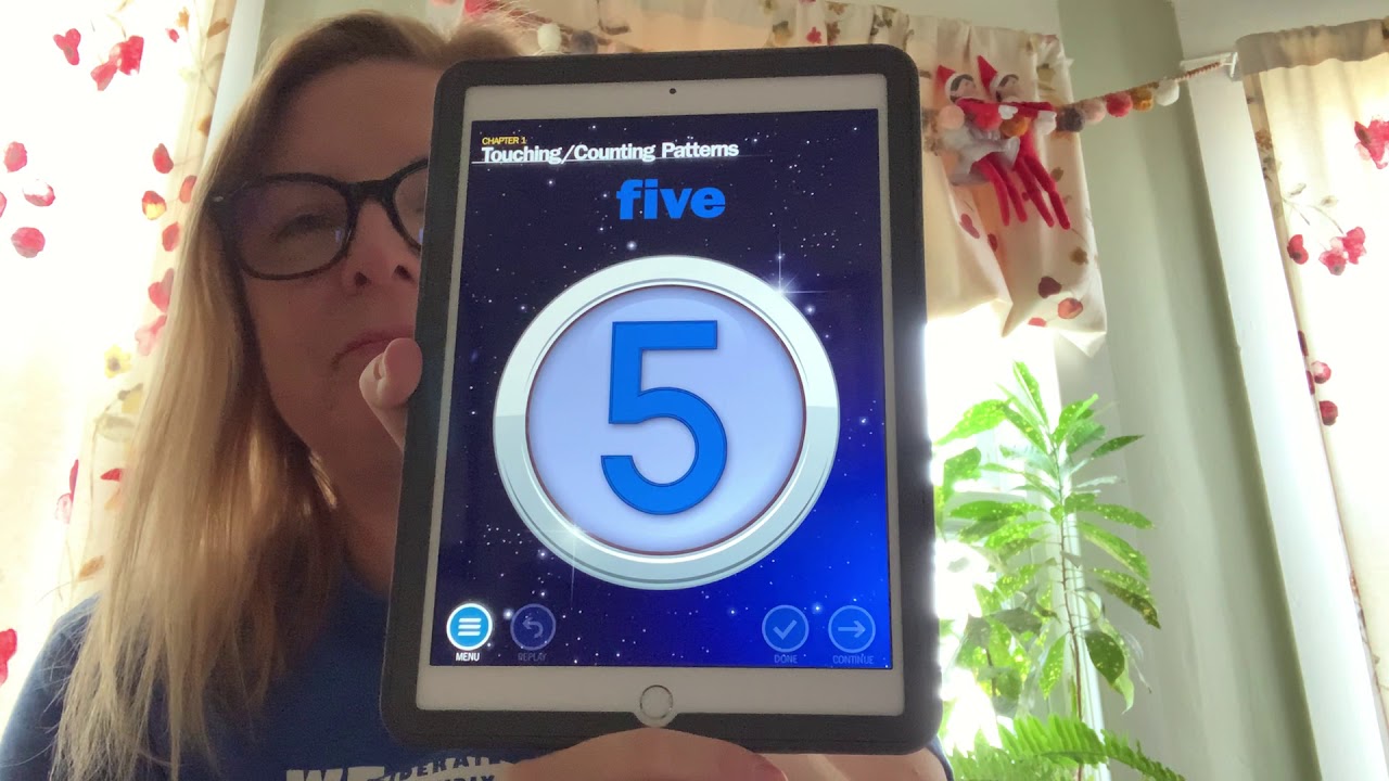 Using TouchMath Counting app