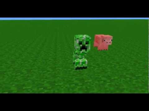 Steam Community :: Video :: Mine-imator Test: Creeper to Pig Transformation