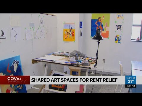 Shared art spaces for rent relief