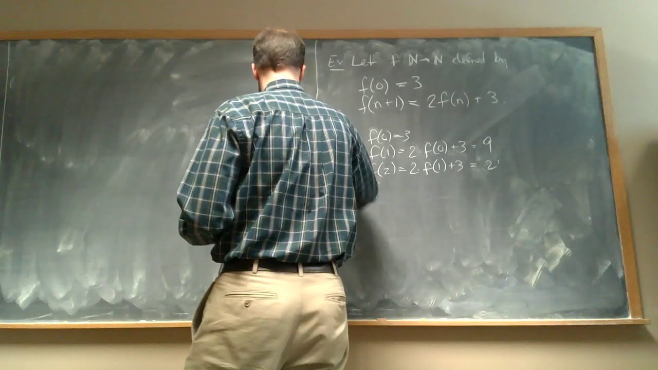 Inductive/recursive definition of functions