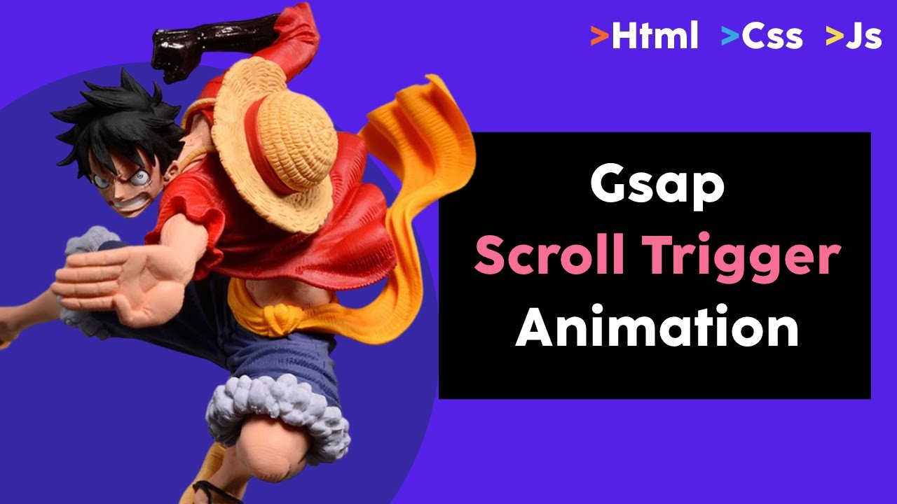 Scroll animation with Gsap ScrollTrigger | Creative Frontend tutorial
