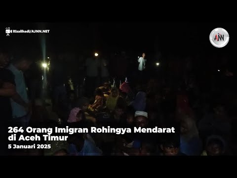 264 Orang Imigran Rohingya Mendarat di Aceh Timur