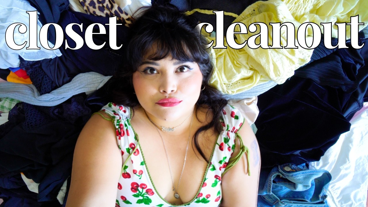 EXTREME CLOSET CLEAN OUT after YEARS of THRIFTING 😳