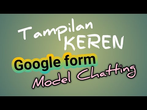 Tampilan google form alternatif yang menarik dan unik