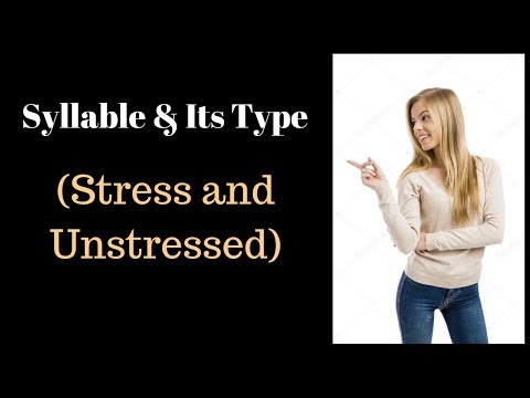 Syllable In English I Stressed and Unstressed Syllable I with Urdu explanation