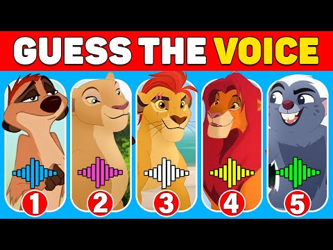 The Lion King Quiz - Guess the Characters by Their Voice