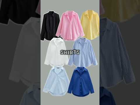 Minimalist wardrobe essential for every girl ✨#fashion #youtubeshorts #ytshorts