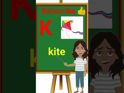 Five words start with letter K with Spelling.#kidsstudy ,#educationalvideosforkids