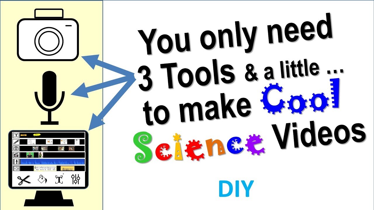 3 Tools to make DIY Science Videos for YouTube