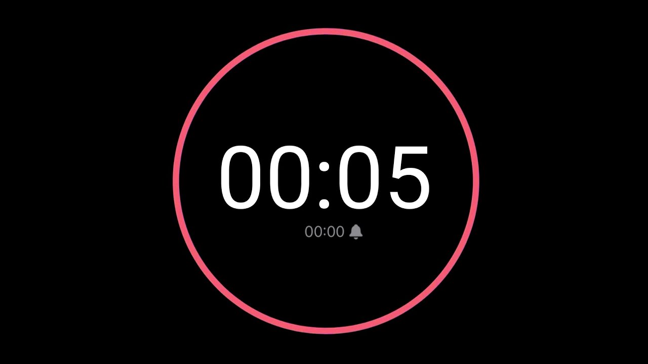 5 Second Countdown Timer / iPhone Timer Style