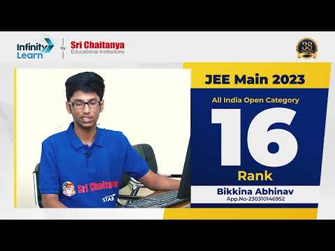 Abhinav's Secrets to AIR 16 in JEE Main 2023 Revealed! || Infinity Learn JEE