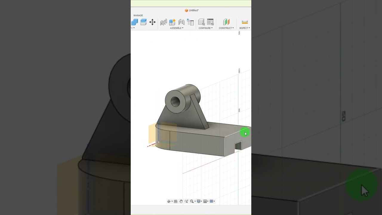 Fusion360 Part Modeling Tutorial-174. #design #3dmodeling #modelingtutorial #engineering#fusion360
