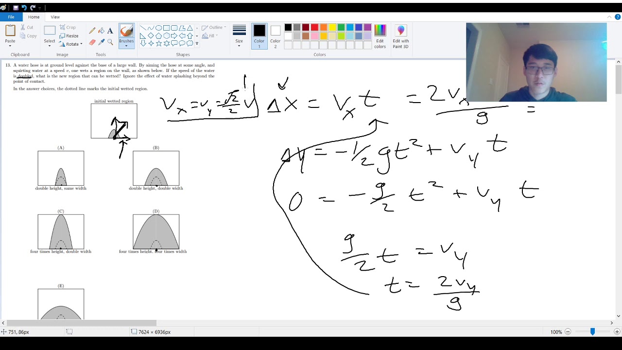 F=ma 2019 B Problem 13