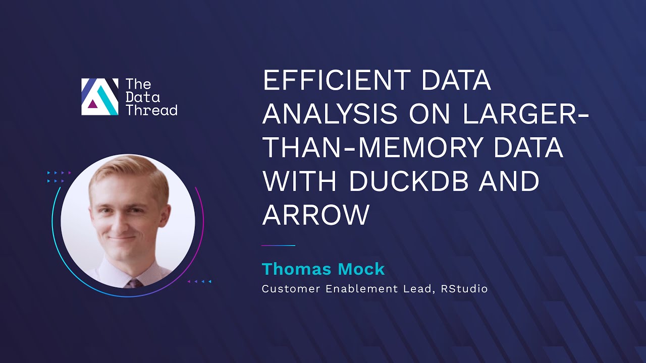 Efficient Data Analysis on Larger-than-Memory Data with DuckDB and Arrow