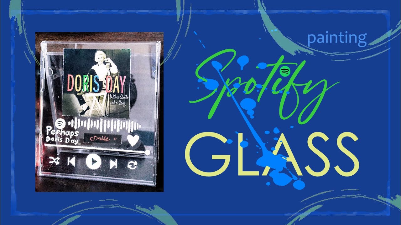How to Make Glass Spotify Wall Decor