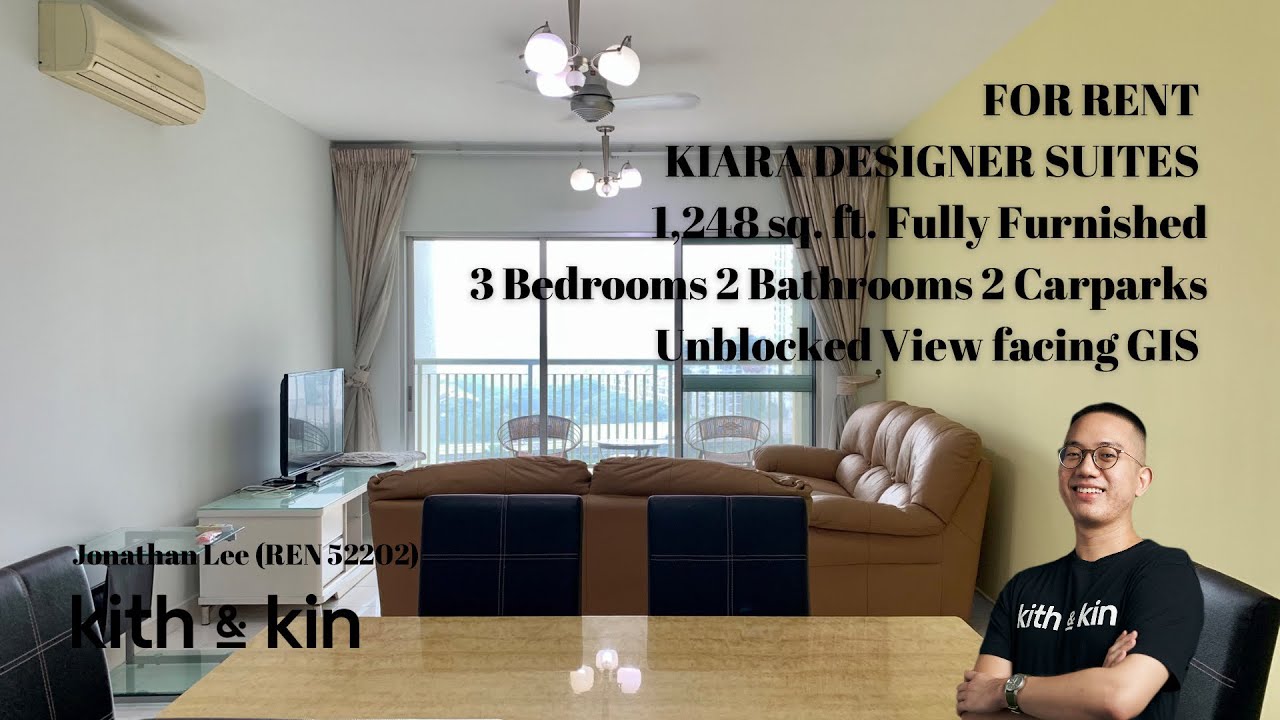 Kiara Designer Suites | Newly Refurbished | 1,248 sq. ft. | 2 Carparks | Unblocked View facing GIS