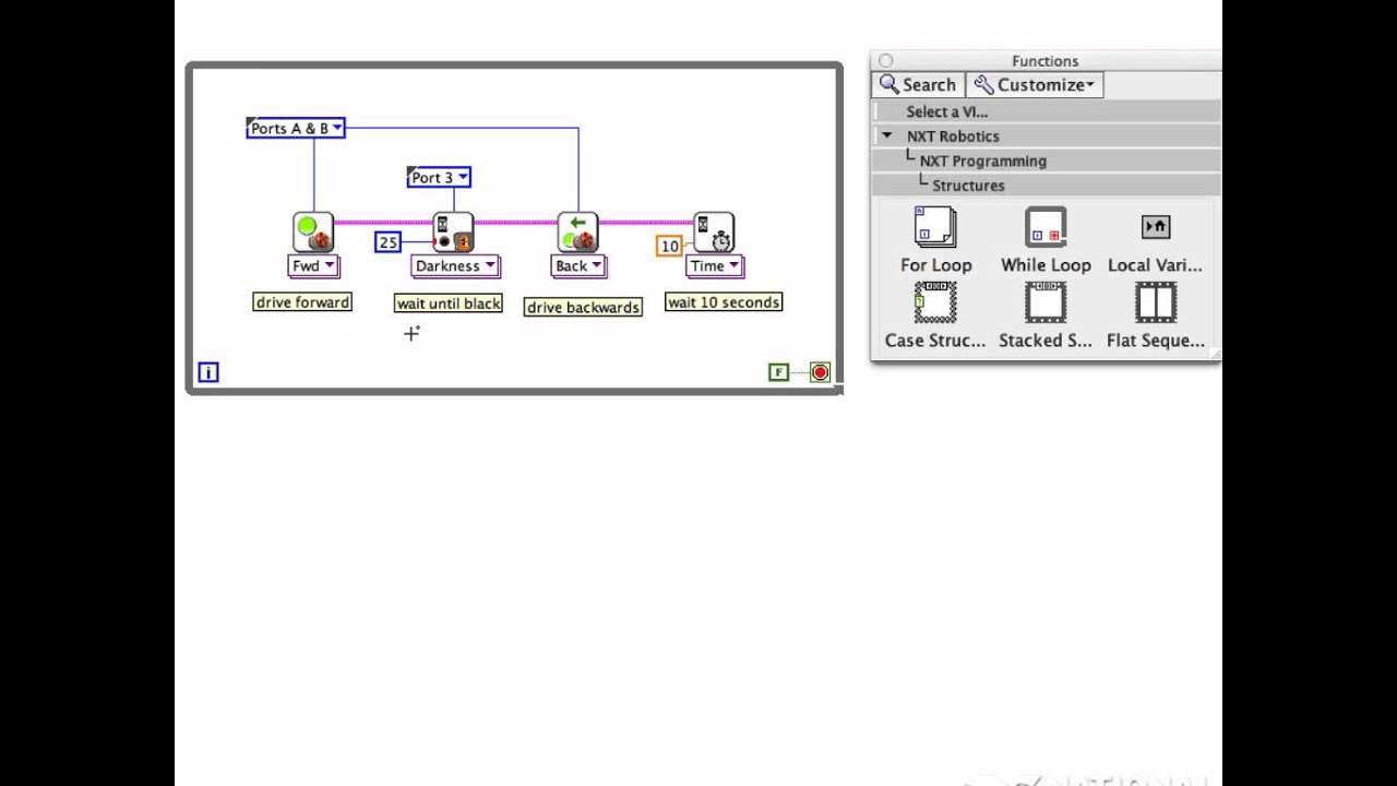 LabVIEW for LEGO: Loop basics