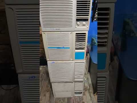 window Ac used inverter 2.7 ampair #airconditioner #solar #portableac #windowac #window