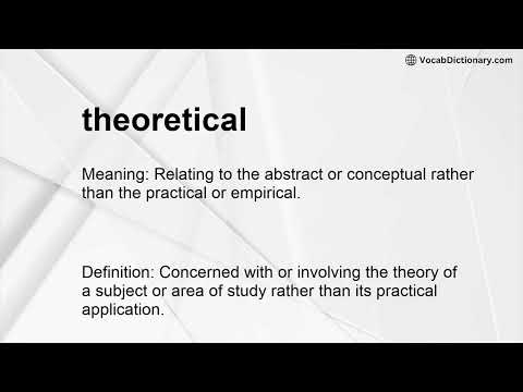 theoretical Meaning