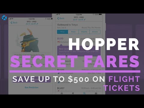 Hopper Secret Fares: Save up to $500 on Flight Tickets