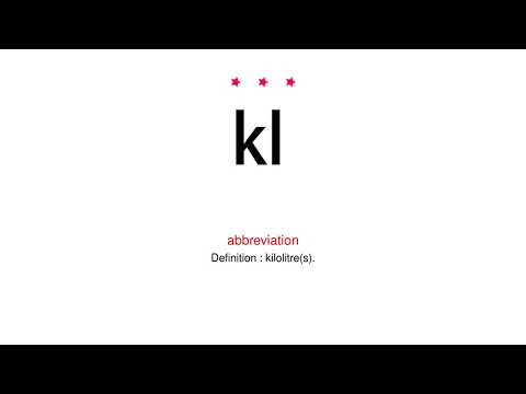 How to pronounce kl - Vocab Today