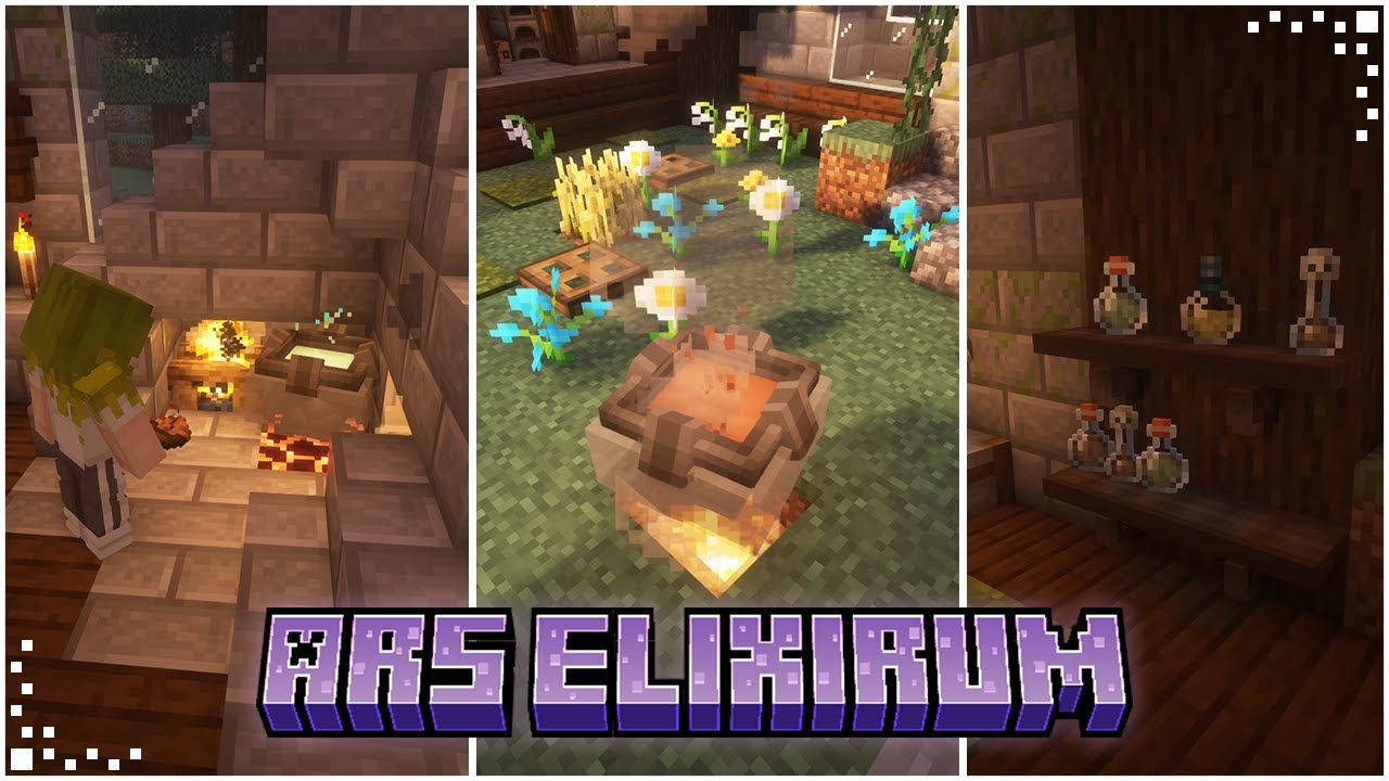 Ars Elixirum (Minecraft Mod Showcase) | A Revamp to Potions | Fabric 1.21.1