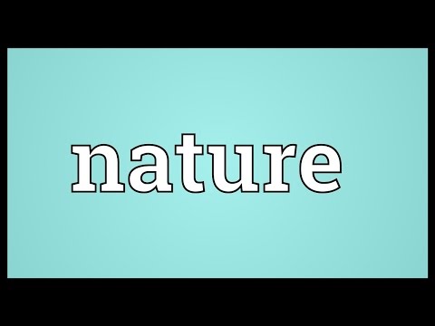 Nature Meaning