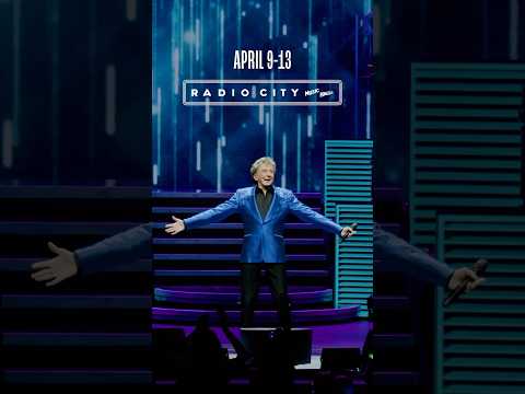 MANILOW returns to Radio City Music Hall on April 9-13, 2025! #barrymanilow #ytshorts