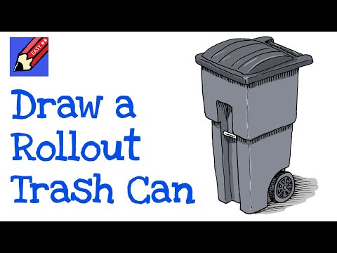 How to Draw a Roll Out Trash Can Real Easy – Shoo Rayner