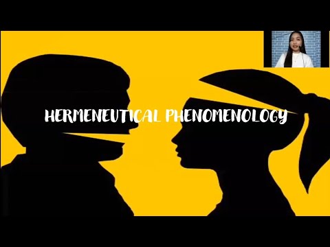 HERMENEUTICAL PHENOMENOLOGY