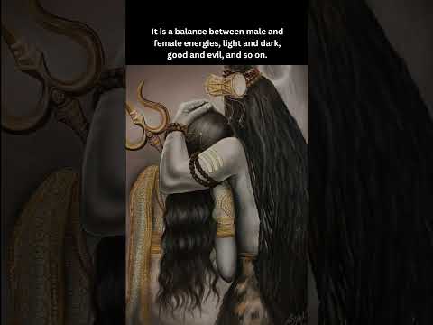 Meaning of the Ardhnarishwara form | Ardhnarishwara in hindu mythology